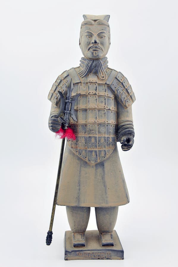 Chinese Warrior Statue stock image. Image of cheng, ancient - 14202725