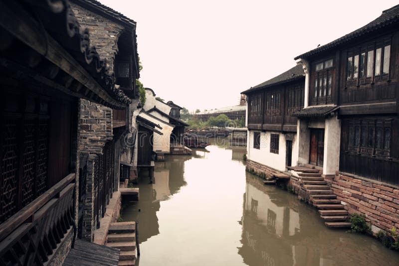 Watery town stock photo. Image of river, veranda, scenes - 24387952