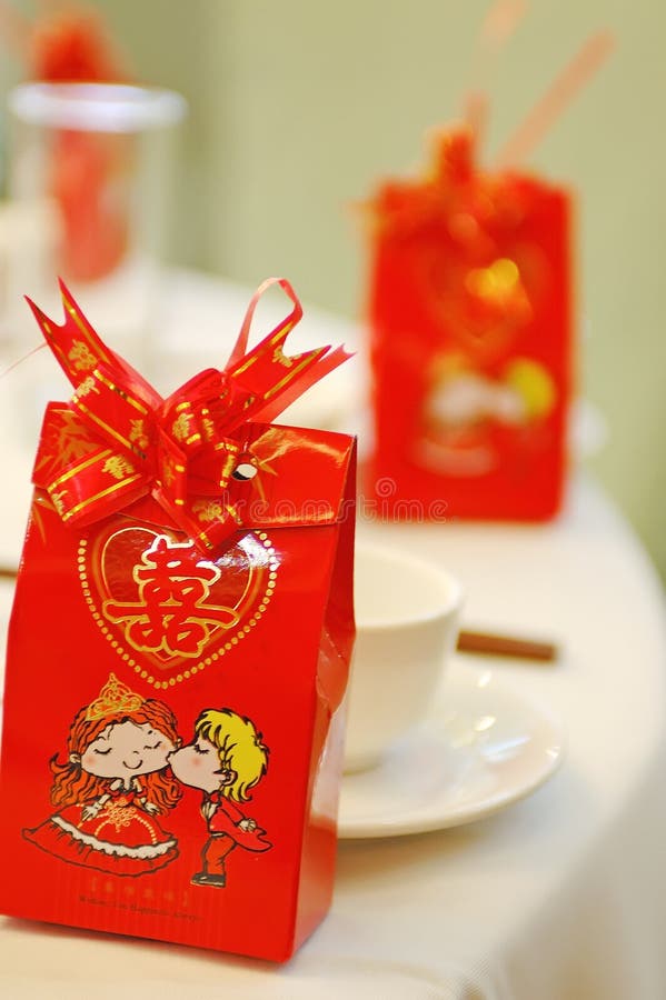 Chinese Wedding Banquet Table Setting Stock Image - Image of proper ...