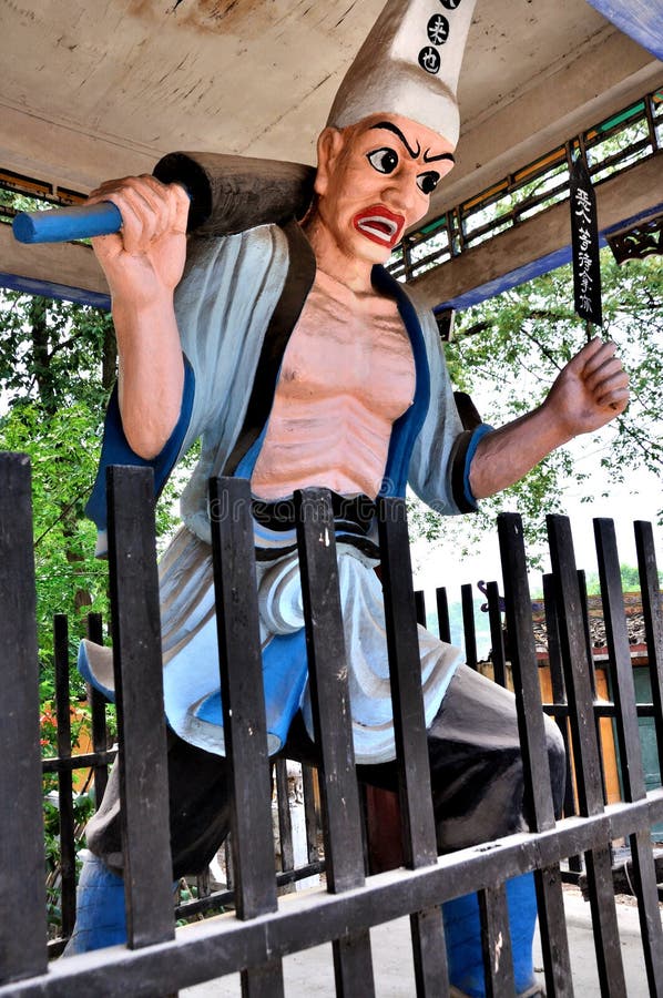 Chinese White Ghost Messenger Stock Image - Image of dark, face: 28656069