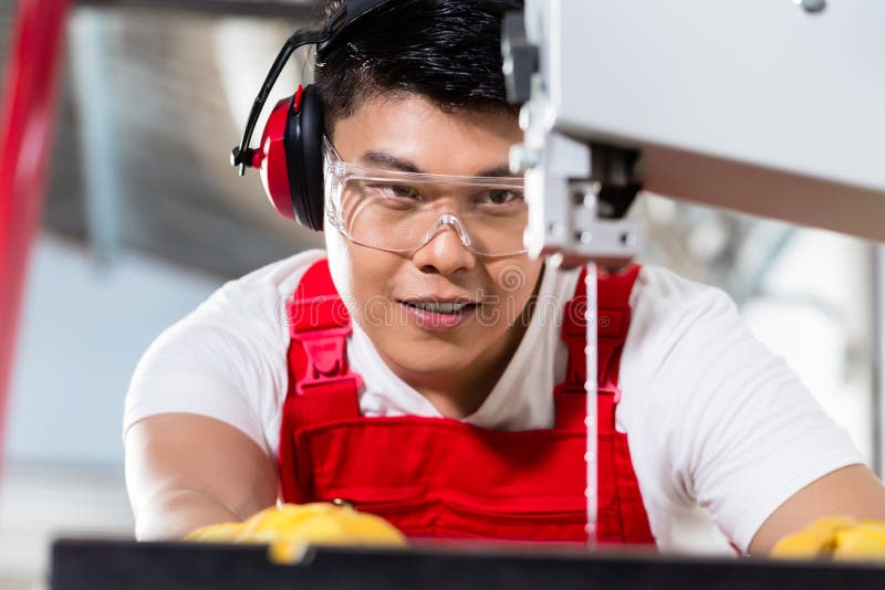 Worker in a Chinese Garment Factory Stock Photo - Image of industry ...