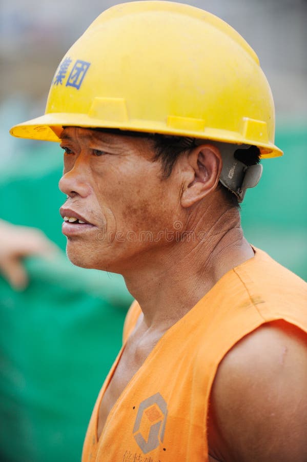 Chinese workers editorial image. Image of engineering - 25734855