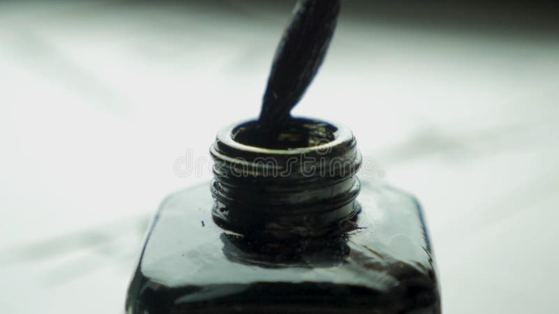 The Chinese Writing Brush and Ink. Brush and Ink Stock Photo - Image of ...