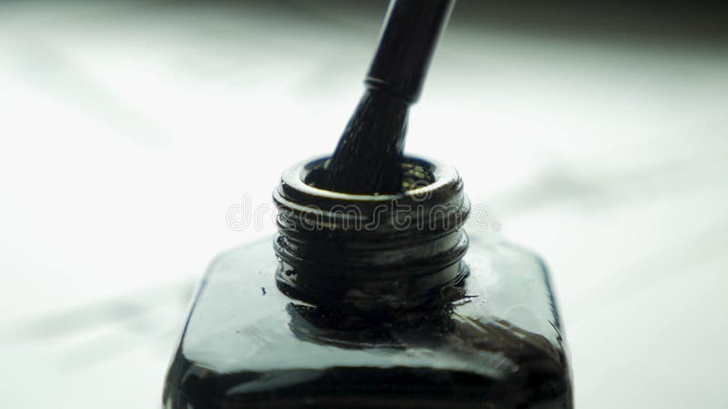 The Chinese Writing Brush and Ink. Brush and Ink Stock Photo - Image of ...