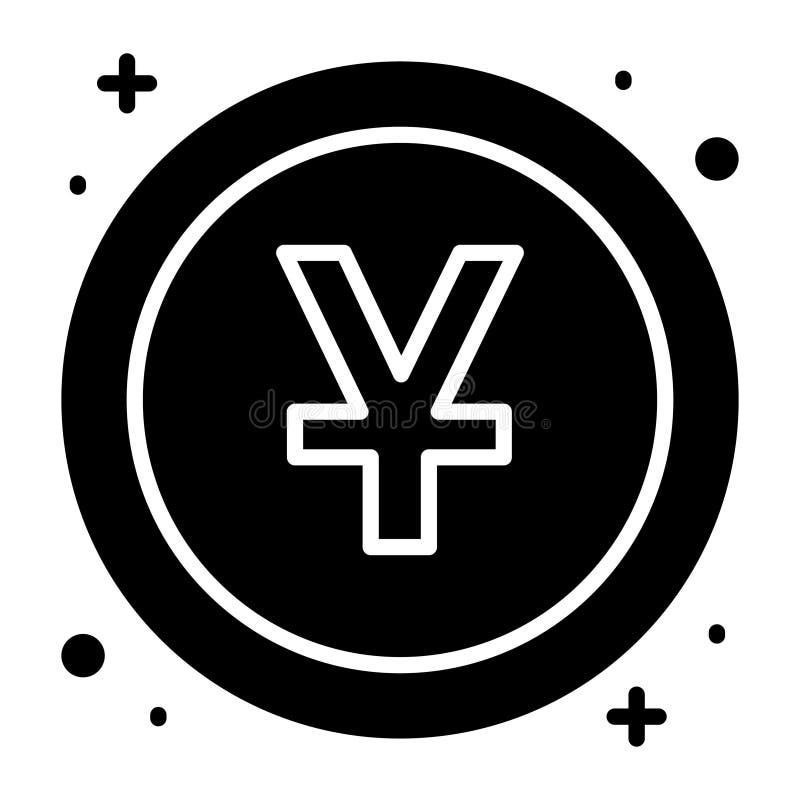 Chinese Yen Coin Vector Design in Modern Style Stock Vector ...