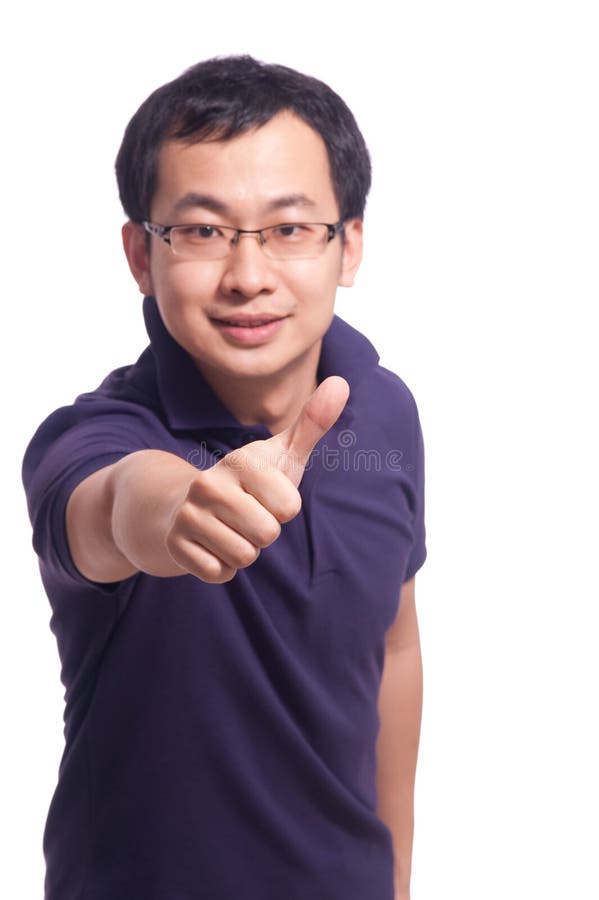 Chinese Young Man stock image. Image of isolated, youth - 11811849