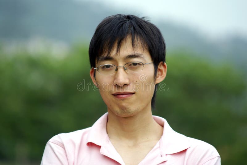 Chinese Young Man stock photo. Image of people, face, attentive - 3782814