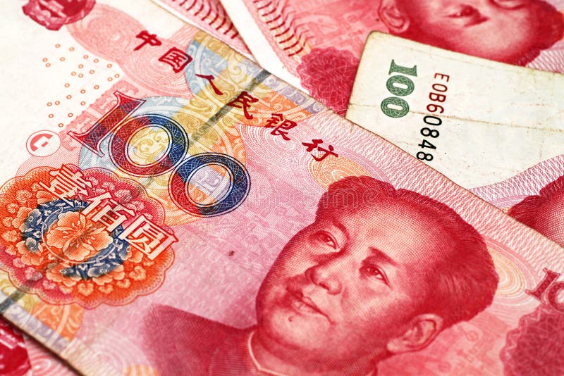 Chinese Yuan Currency Close Up Stock Image - Image of chinese, paper ...