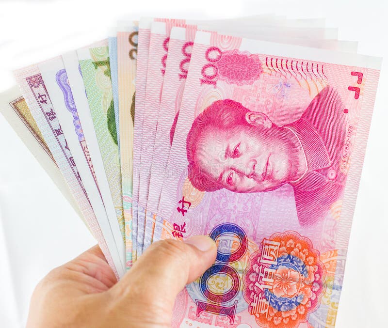 Set of Chinese Currency Money Yuan Renminbi Stock Photo - Image of ...