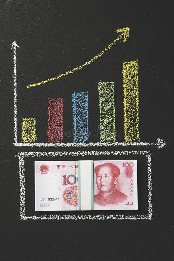 Chinese Yuan Rising in Value Stock Photo - Image of currency, sign ...
