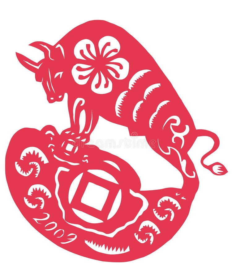 Chinese Zodiac Of Ox Year Picture. Image: 9362565