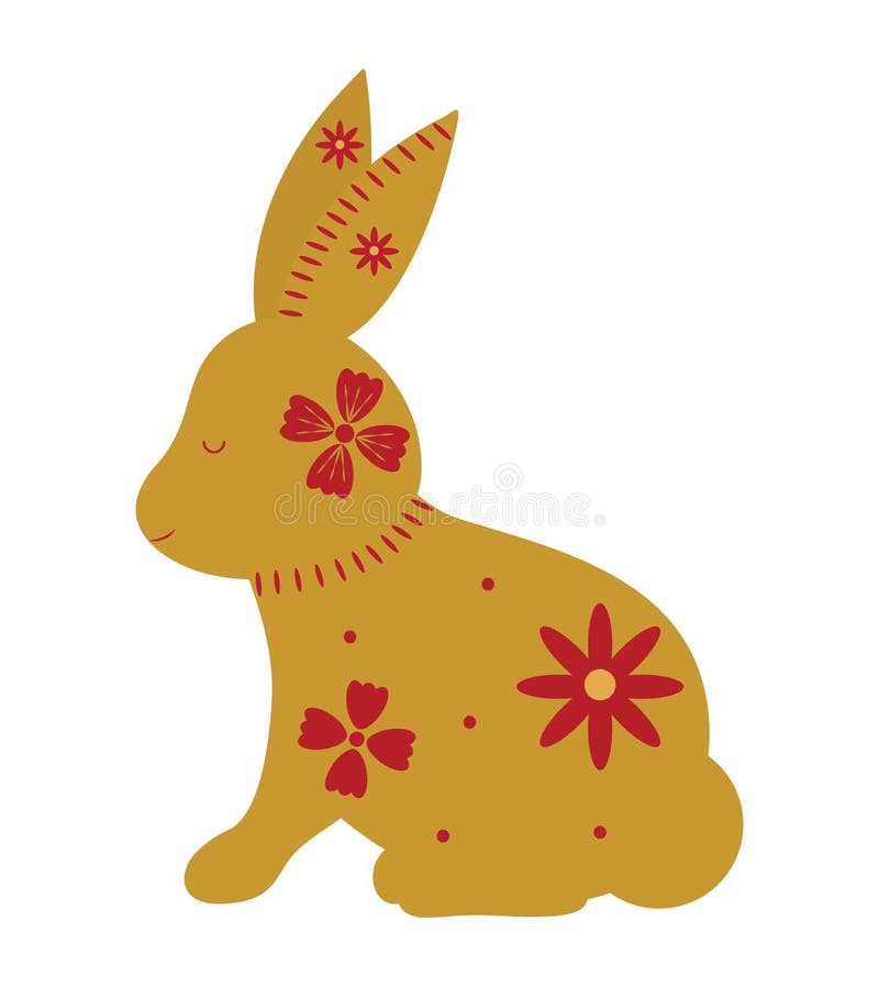 Chinese zodiac rabbit stock vector. Illustration of rabbit - 238744039