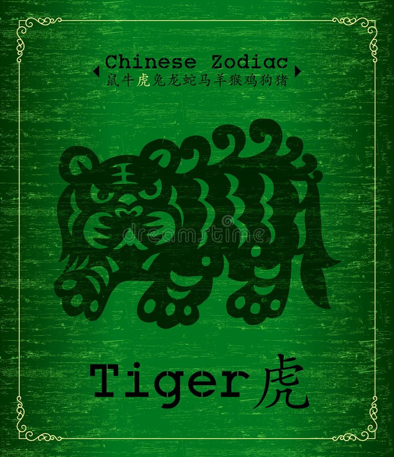 Chinese Calligraphy Tiger Stock Illustrations – 2,053 Chinese ...