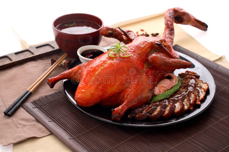 Gebratene Ente, Chinesische Art Stockbild - Bild von koch, zutritt ...