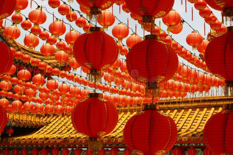 Chinesische Laternen stockfoto. Bild von pagode, glühen - 21135286