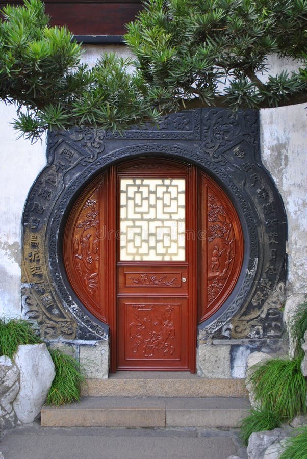 Chinesischer Tür-Gott stockfoto. Bild von bewaffnet, chinesisch - 30112810