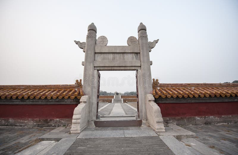 Chinesischer Torbogen stockfoto. Bild von chinesisch - 34891924
