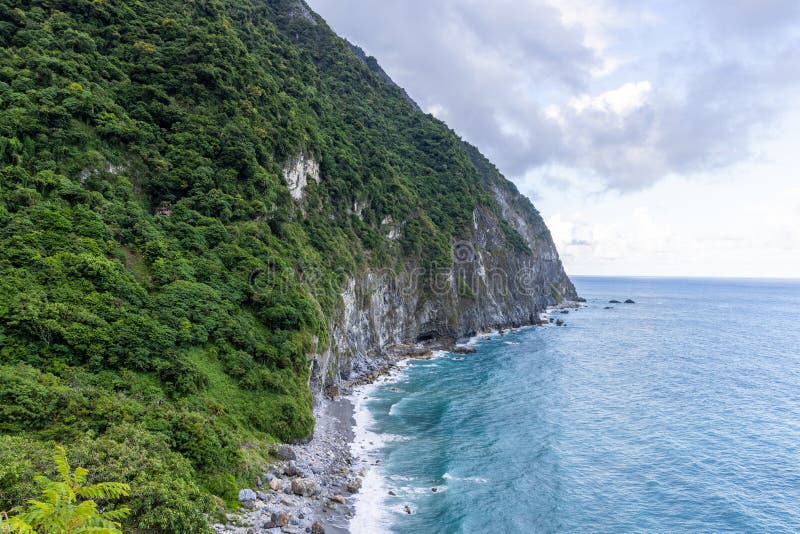 Ching Shui Cliff in Hualien Stock Image - Image of xiulin, outdoor ...