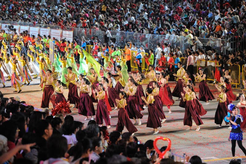 Chingay 2011 Parade Singapore Editorial Stock Image - Image of parade ...