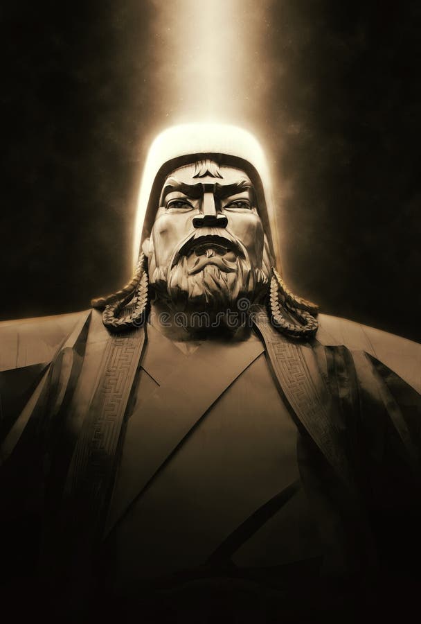 Chinggis Khan monument stock image. Image of gold, emperor - 108618239