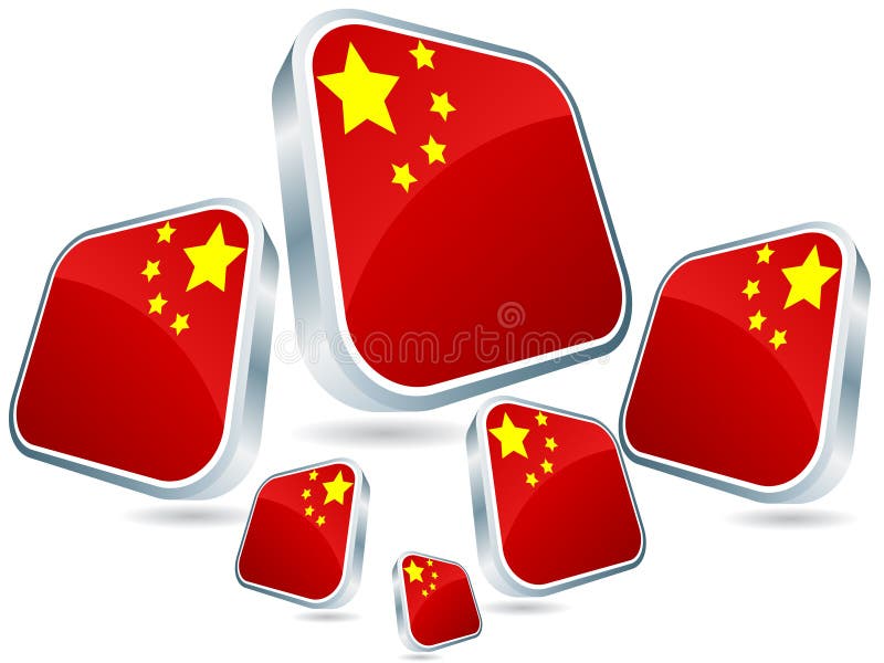 China flag. Vector stock vector. Illustration of national - 31292093