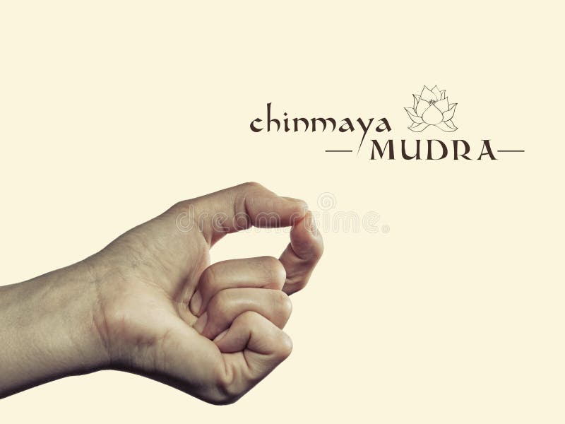 Chinmaya Mudra foto de archivo. Imagen de rezo, hombre - 95072790