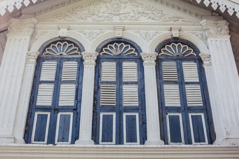 Chino portuguese windows stock photo. Image of open, portuguese - 13827018