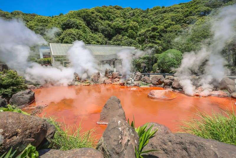 Chinoike Jigoku at the Umi Jigoku, Japan May 16 2024 Editorial Photo ...