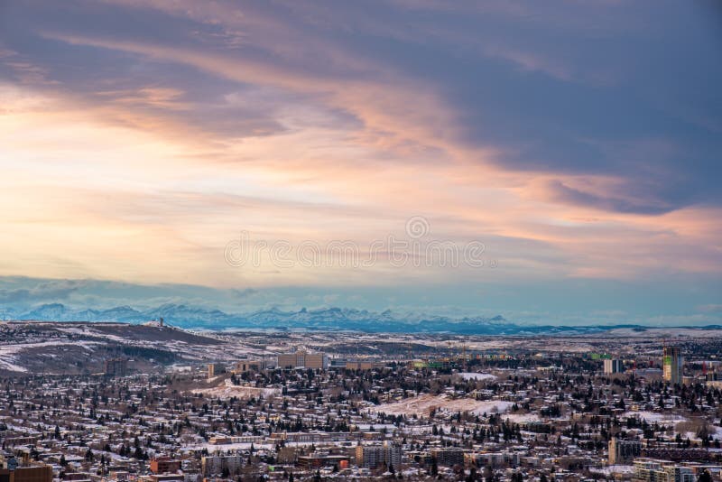 Chinook Arch of the Calgary Skyline Stock Photo - Image of glass ...