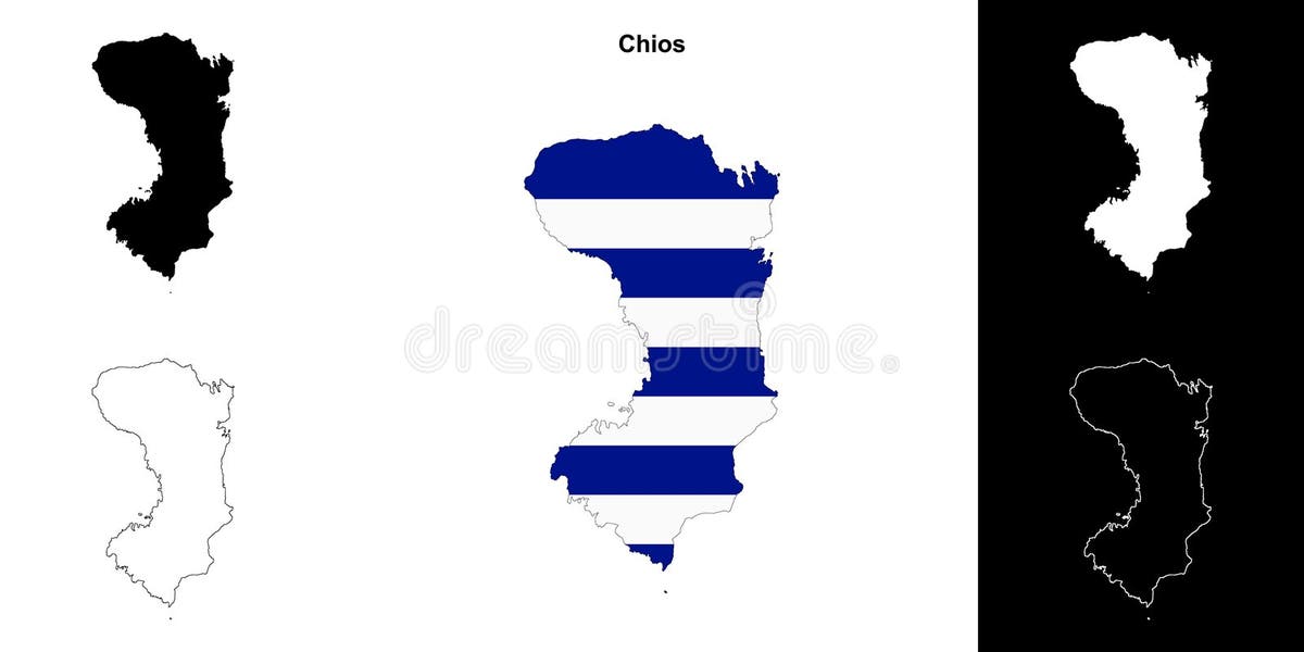 Chios Outline Map Stock Illustrations – 45 Chios Outline Map Stock ...