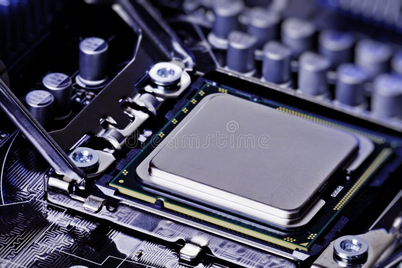 LGA 2011 Socket stock image. Image of electrical, electricity - 24430871