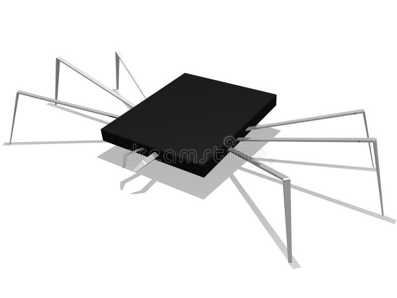 Chip aka spider stock image. Image of engineering, form - 2166133