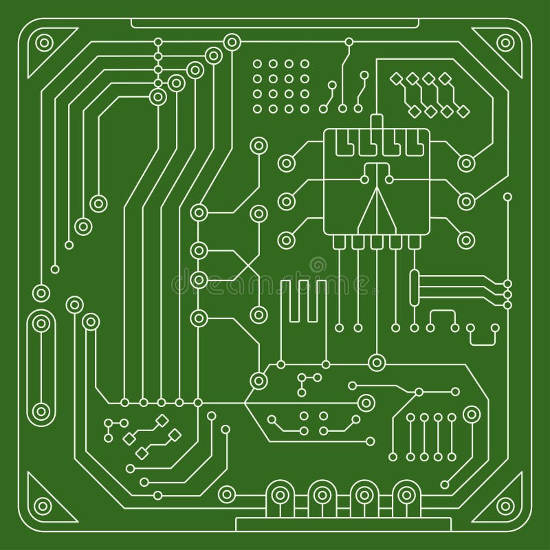 Chip Black Scheme Green Picture. Image: 113385523