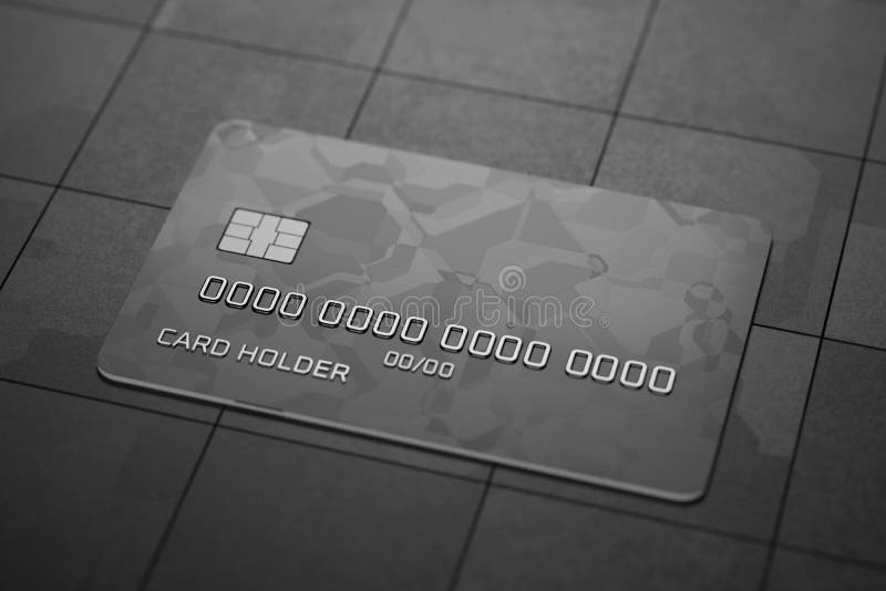 Chip Cards for Your Design. Bank Card Mockup with Back Side Stock ...