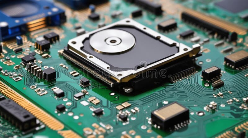 Circuit Board Technology , it Stock Illustration - Illustration of ...