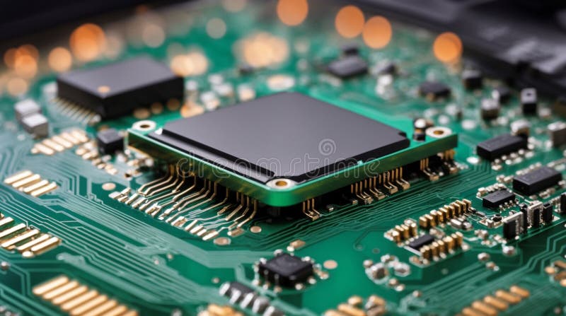 Circuit Board Technology , it Stock Illustration - Illustration of ...