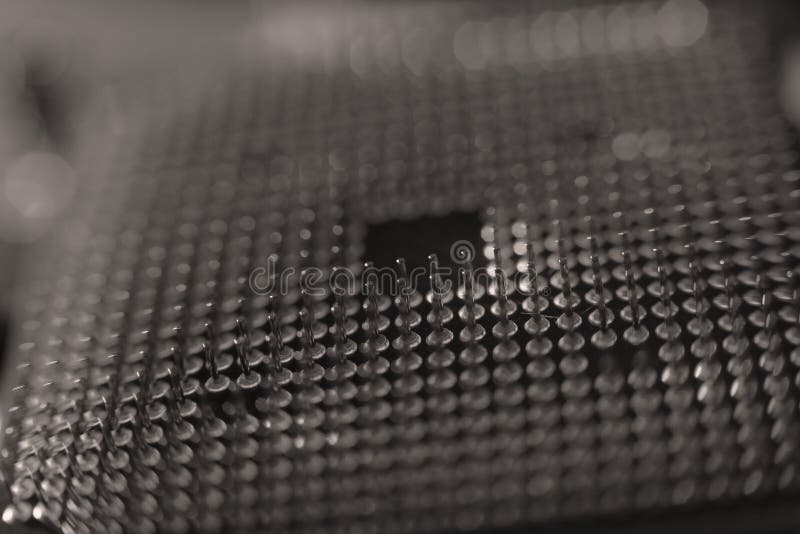 Integrated Circuit, Close-up View Stock Photo - Image of chipset ...