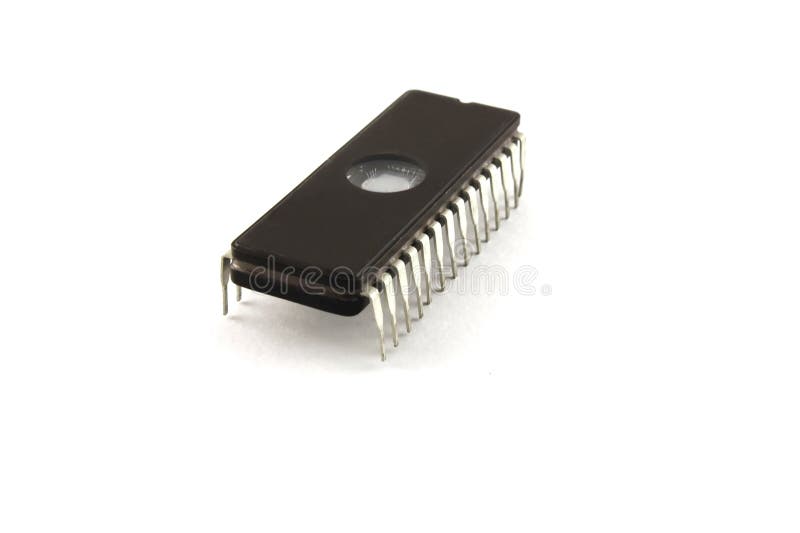 Silver microprocessor stock photo. Image of small, board - 12863628