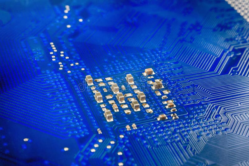 The Chip in a Computer with Many Electrical Elements, a CPU, a GPU, a ...