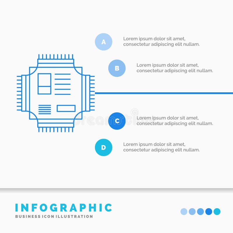 Chip, Cpu, Microchip, Processor, Technology Infographics Template for ...