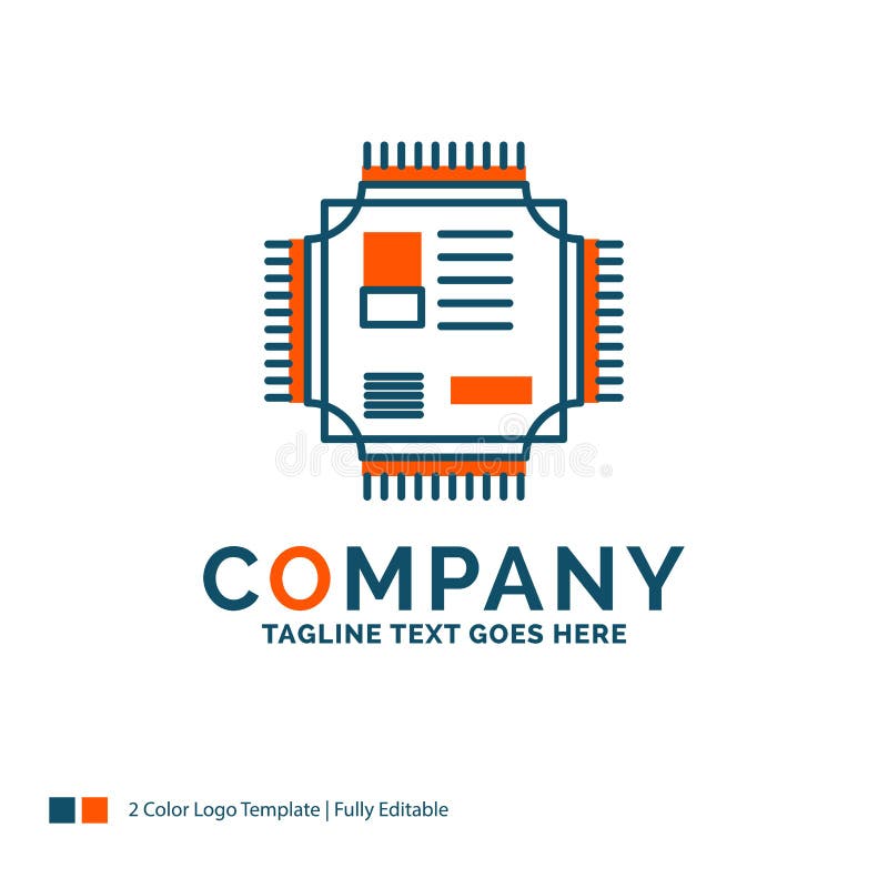 Chip, Cpu, Microchip, Processor, Technology Logo Design. Blue an Stock ... Chip, Cpu, Microchip, Processor, Technology Logo Design. Blue an Stock ...