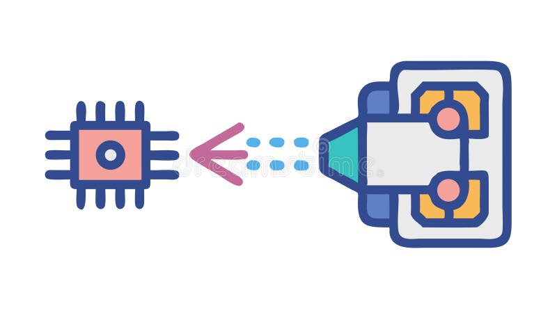 Chip Data Transmission: Interconnected System Flow, Vector Design ...