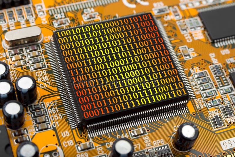 Chip de computador foto de stock. Imagem de conceito - 45477312