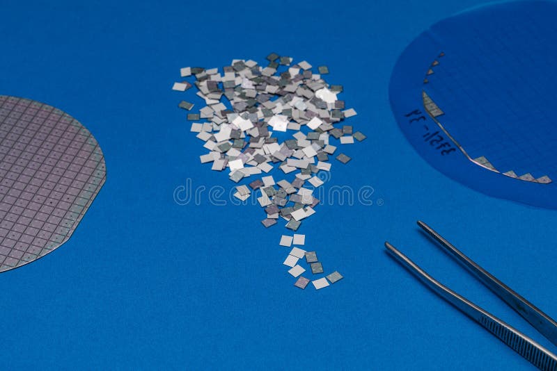 The Chip of a High-power Transistor According To the Darlington Scheme ...