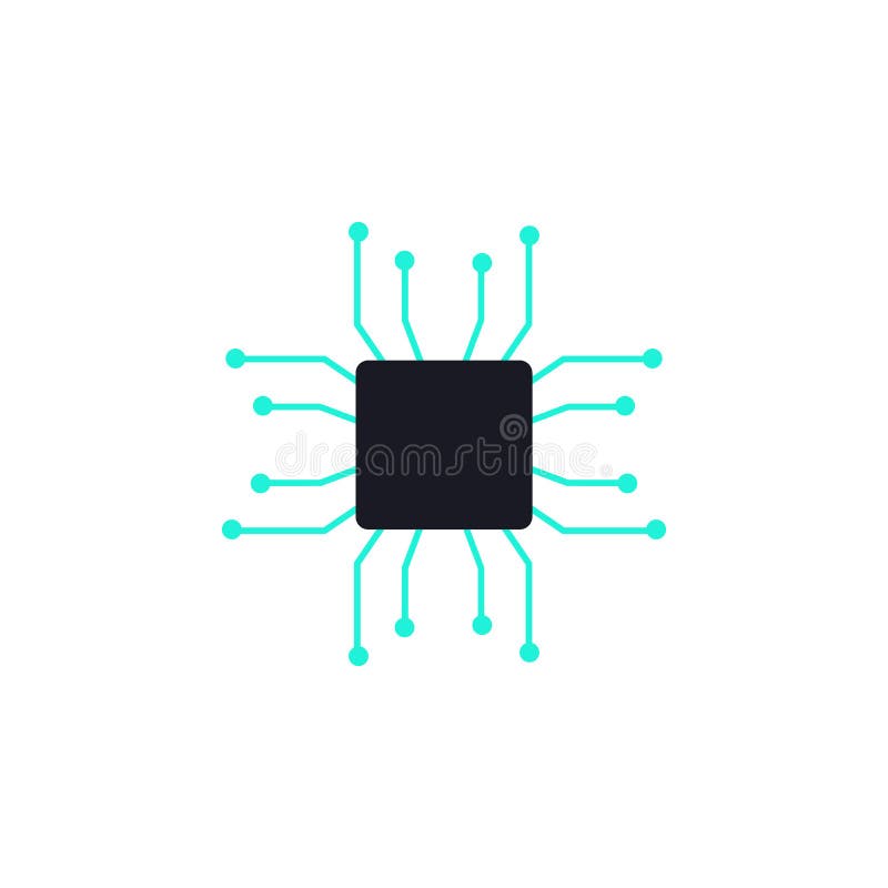 Chip Icon. Element of Cyber Security Icon for Mobile Concept and Web ...