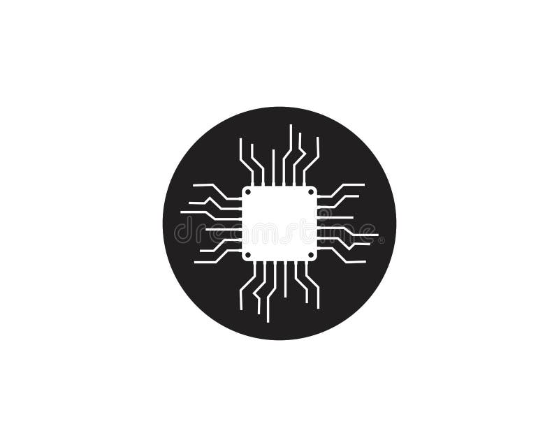 Chip Icon. Isometric Illustration of Chip Vector Icon Stock Vector ...