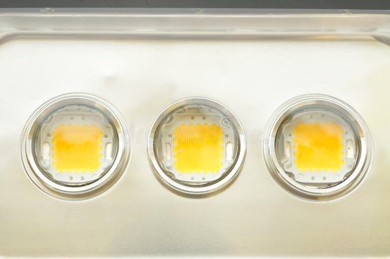 3-chip LEDs stock photo. Image of detail, white, component - 42474744