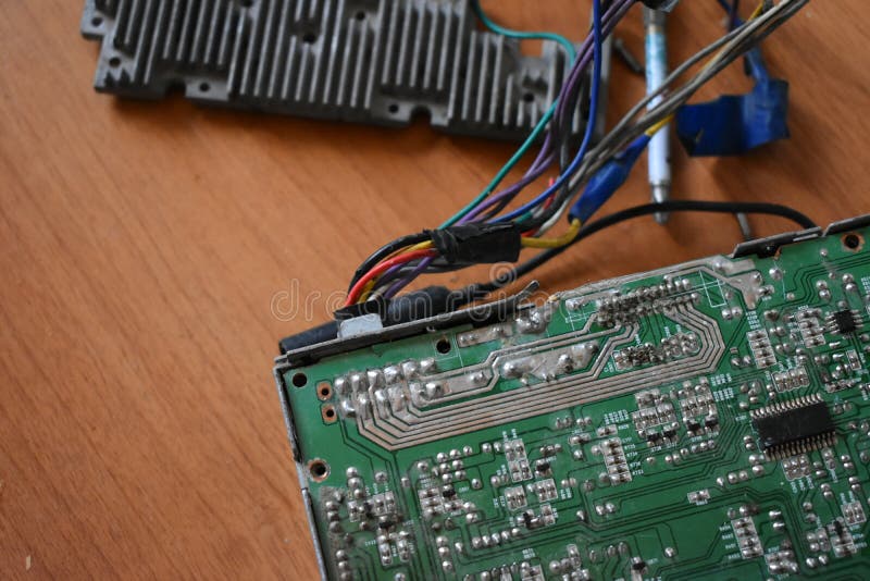 Chip, Microcircuit, Microchip, Integrated Circuit Stock Photo - Image ...