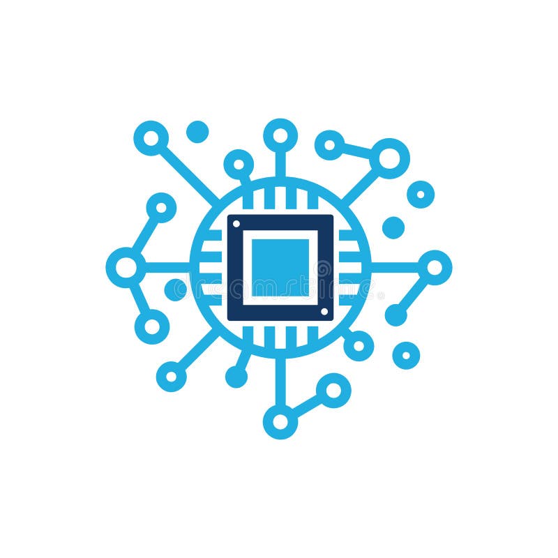 Chip Network Logo Icon Design Stock Vector - Illustration of ...