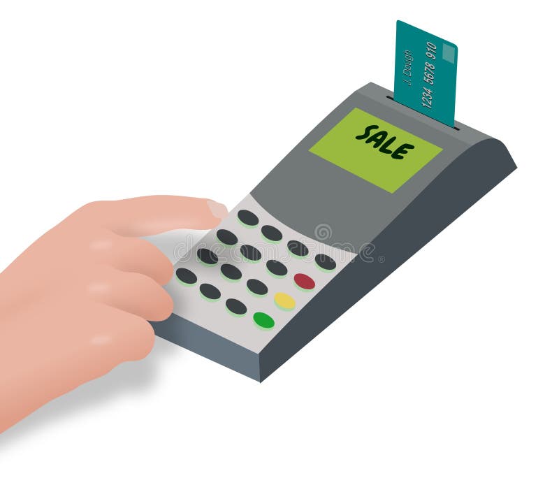 Chip and Pin stock illustration. Illustration of sale - 30882869